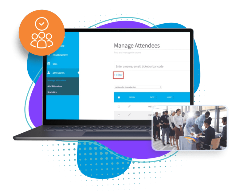 Event Guest List Management - Attendee Check-ins & Event Tracking