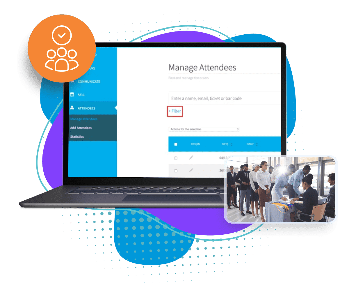 Event Guest List Management - Attendee Check-ins & Event Tracking